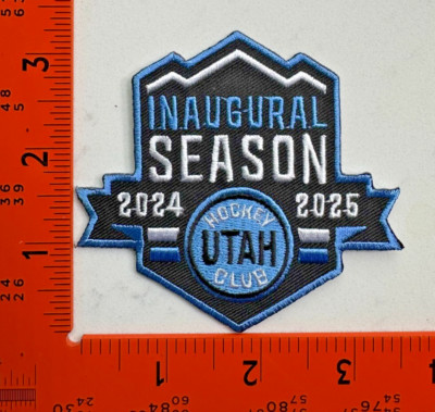 2024 2025 UTAH HOCKEY CLUB INAUGURAL SEASON JERSEY PATCH STANLEY CUP ...