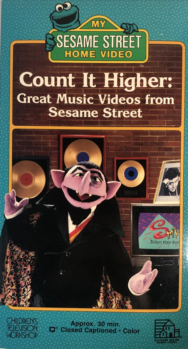 Sesame Street Count It Higher Vhs