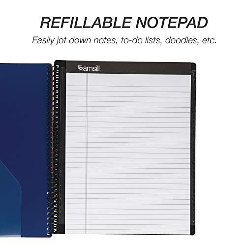 5 Subject Spiral School Organizer with Removable Notepad, All-in-One ...