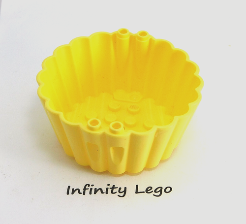 LEGO Bright Light Yellow Container Party Cupcake / Muffin Cup 8x8x3 ...