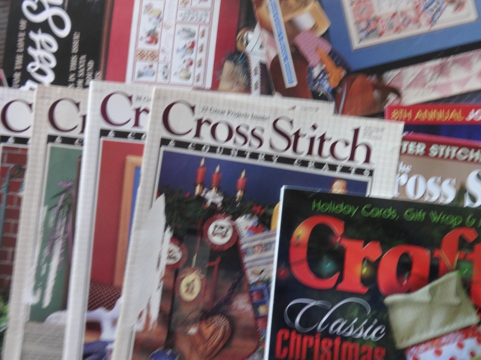 Cross Stitch-Just Cross Stitch-The Cross Stitcher-Cross Quick-Magazines ...