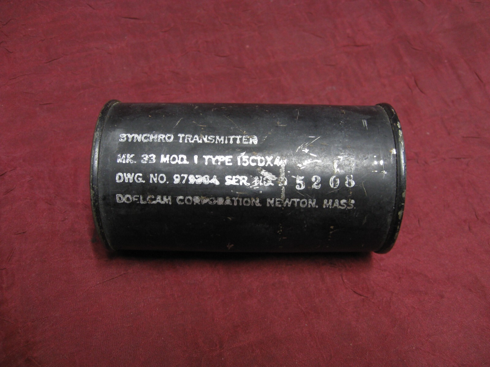 NOS US Navy WWII Synchro Transmitter MK.33 Mod.1 Type 15CDX4a Doelcam ...