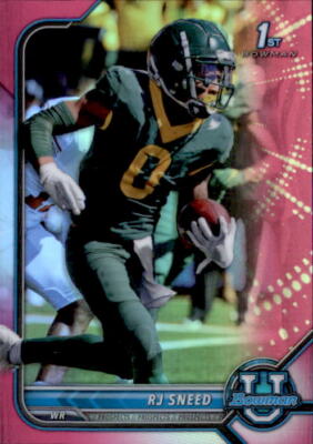 RJ Sneed 2021-22 Bowman University Chrome Pink Parallel Card #72 | eBay