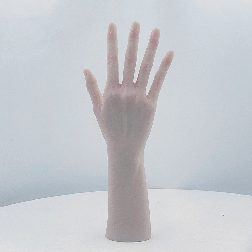 Silicone Female Right Hand Model Bendable Model Realistic Hand for ...