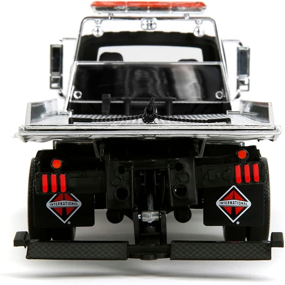 1/24 Jada International DuraStar 4400 Flatbed Tow Truck Matte Black ...