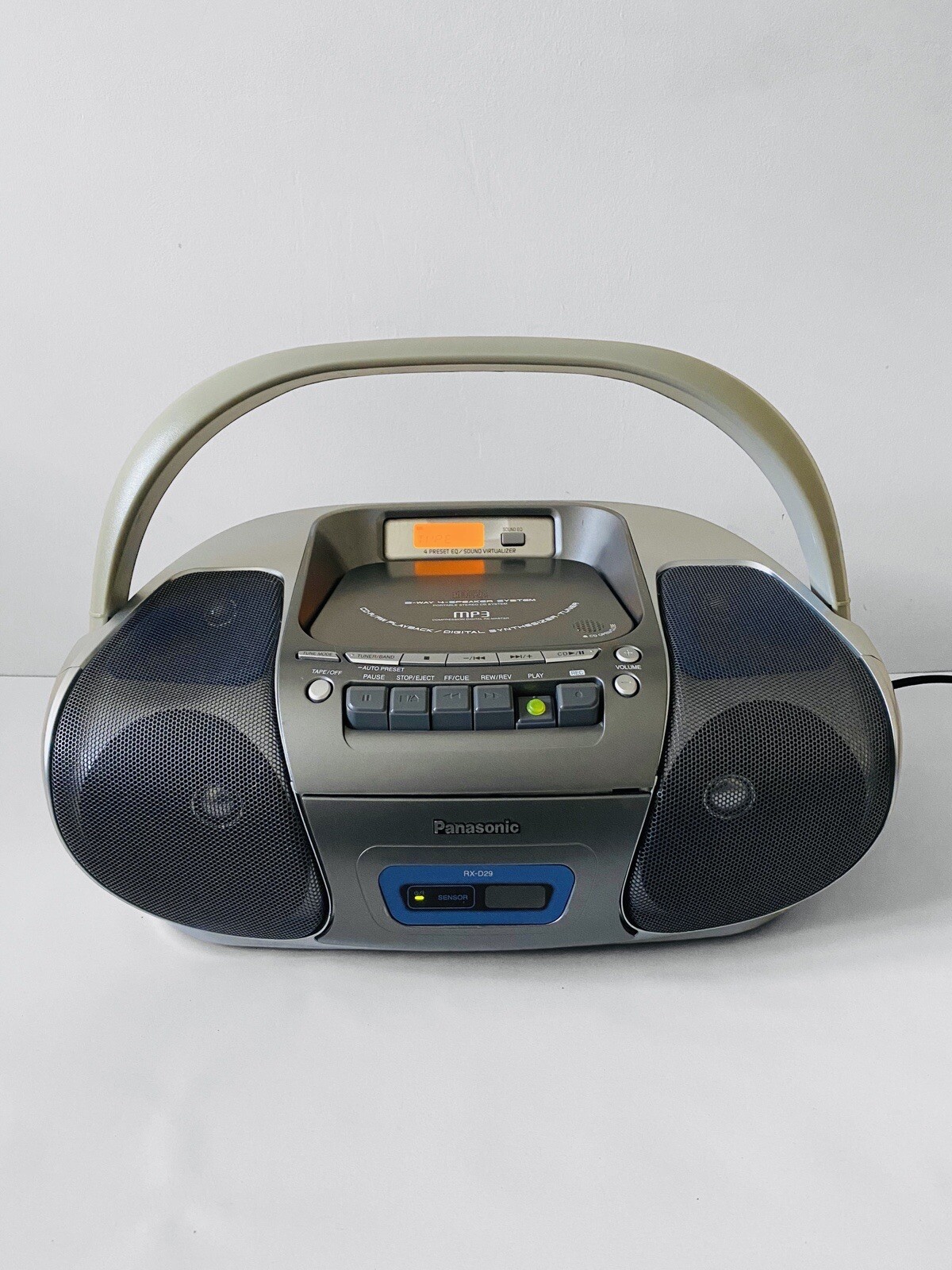 Panasonic RX-D29 Radio/Cassette/CD Boombox | Compra online en eBay