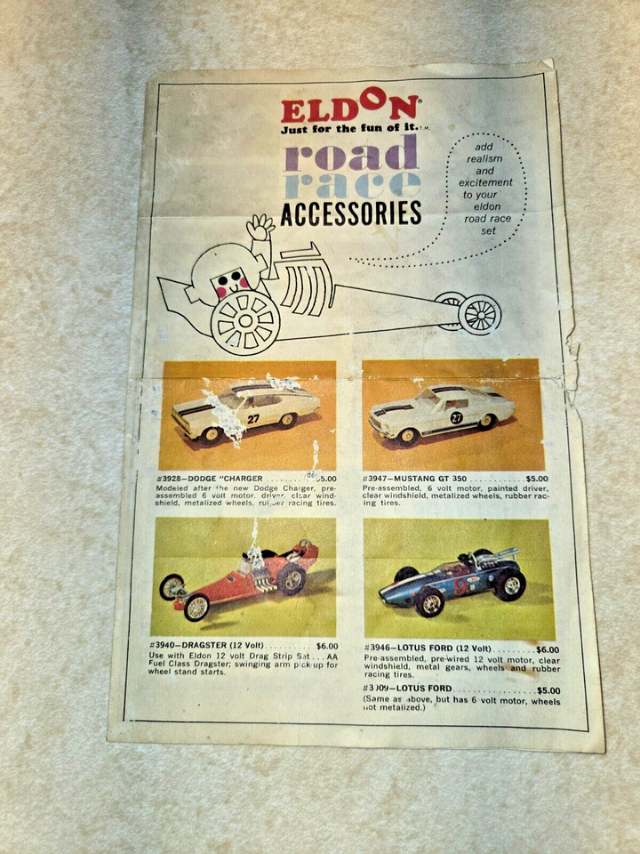 Vintage Eldon Road Race Accessories, Catalog/Booklet - #7-73-415, 1:32 Scale | eBay