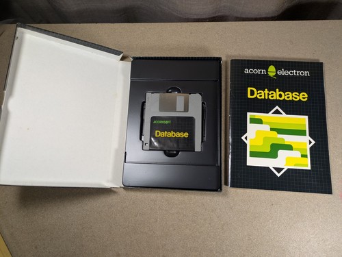 Acorn Electron - Database 3.5" Floppy Disk - Boxed - Acornsoft Disc ...