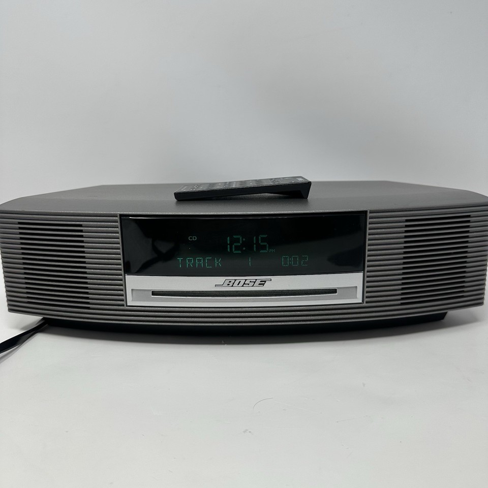 Bose Wave Music System AM/FM CD Player Clock Radio with Remote Fully ...