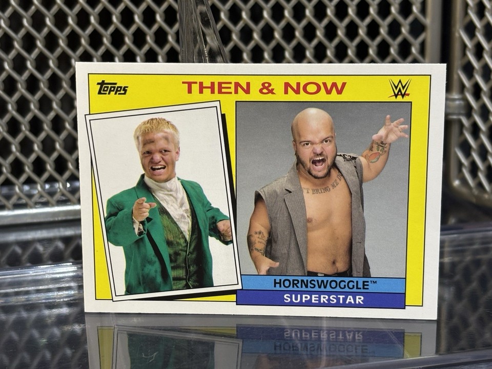 2015 Topps Heritage Then Now Insert Hornswoggle WWE Wrestling Card DX ...