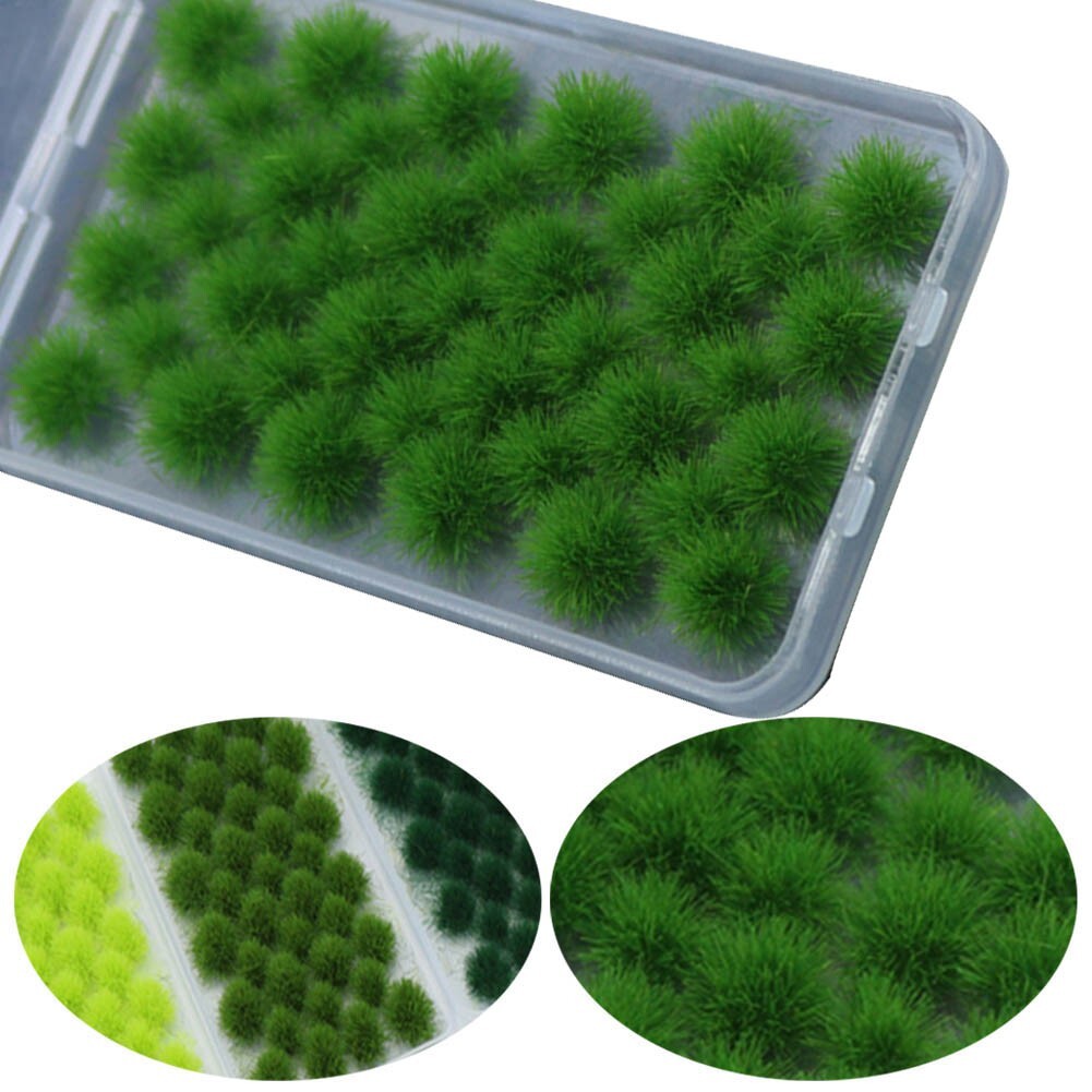 Self Adhesive Static Grass Tufts for Miniature Model Scenery DIY Craft ...