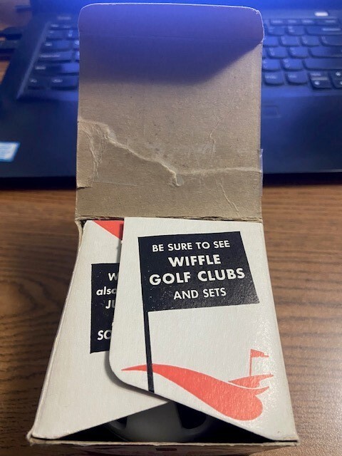 c. 1960's WHITEY FORD & TOM TRESH WIFFLE BALL BOX (with ball)! | eBay