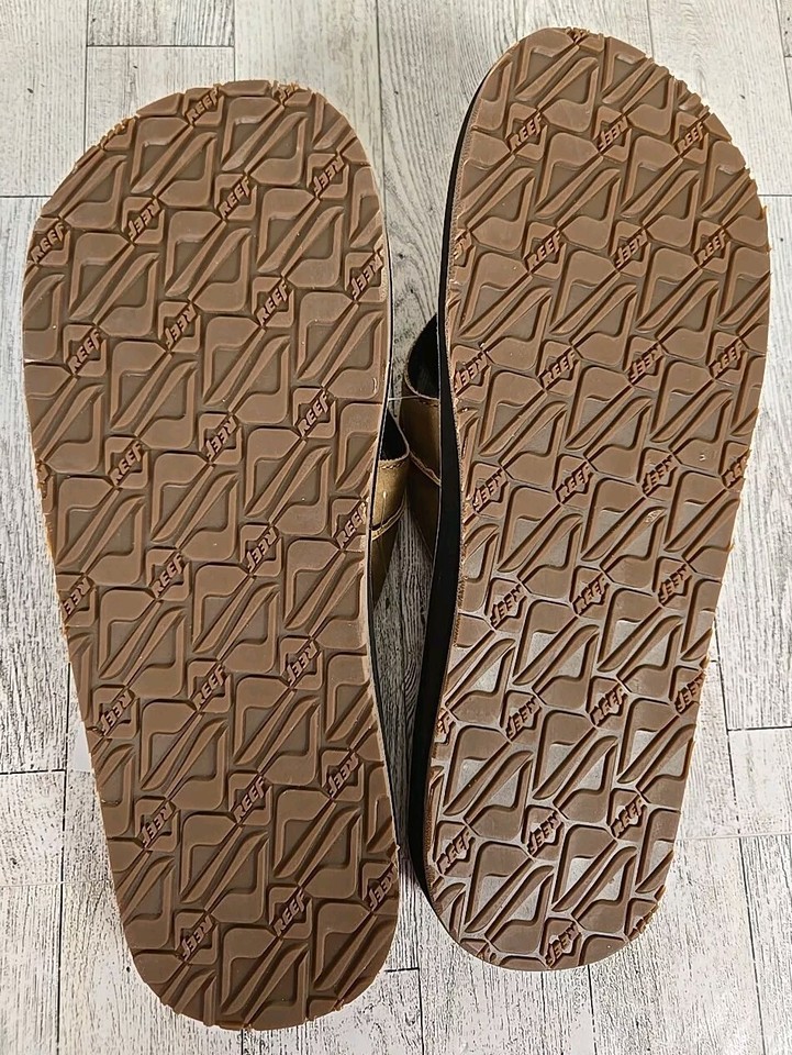 REEF Sandals 10 & 12 Mens Bronze Brown Marbea SL Flip Flops Water ...
