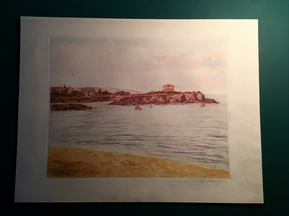 'Saint Quay Portrieux / Landscape Marin » Aquatint Signed | eBay