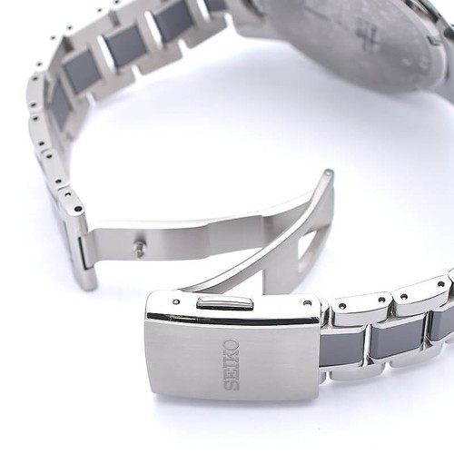 SEIKO ASTRON SBXC009 Titanium GPS Solar 5X Series Dual Time Watch Men's ...