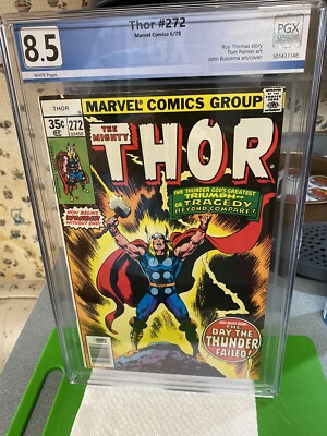 Thor #272 PGX 8.5 1st App of Skrymir ..The Day The THUNDER FAILED ...