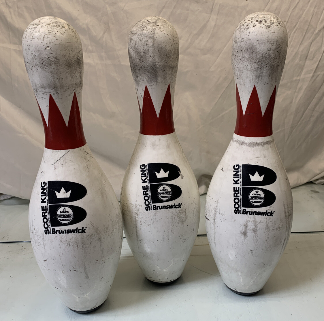 BRUNSWICK Bowling Pin Score King USBC Approved Made in USA Red White ...