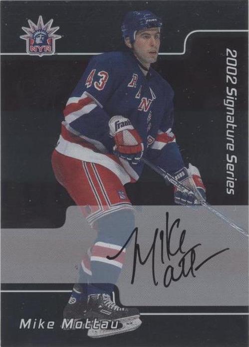 2001-02 In the Game Be A Player Signature Series - Mike Mottau #044 ...