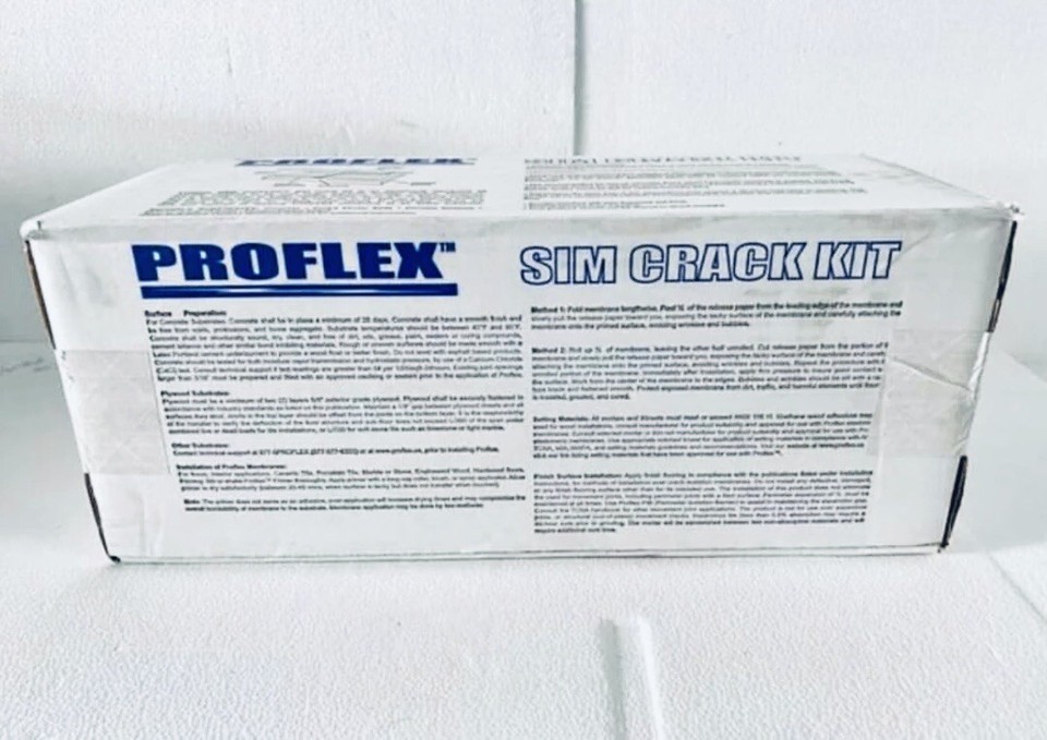 New Proflex 18"x50' Roll 40 mil Underlayment -Tile, Stone, Brick & Wood ...
