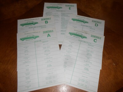 1976 JAGUAR XJ 12 Five Part MAINTENANCE SCHEDULE / MANUAL ...