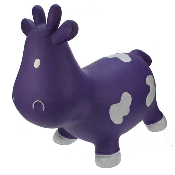 NEW KidzzFarm Betsy The Cow Animal Jumping Space Hopper - Purple ...