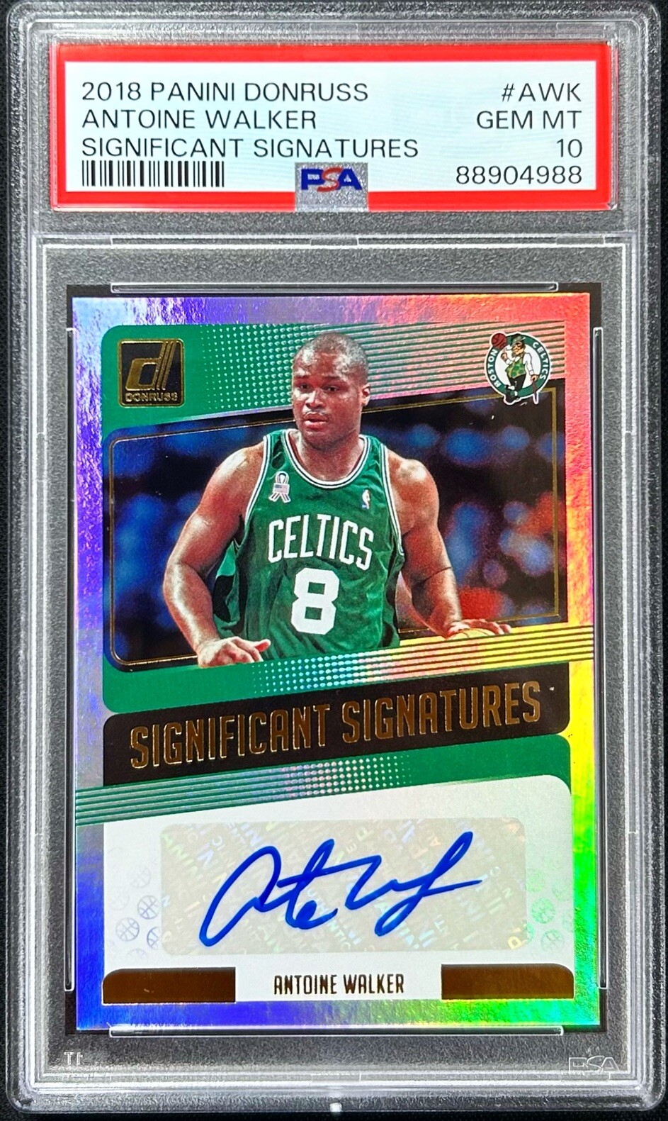 2018-19 Panini Donruss - Significant Signatures #SS-AWK Antoine Walker ...