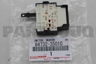 8473235010 Genuine Toyota SWITCH ASSY, HEATER BLOWER 84732-35010 | eBay