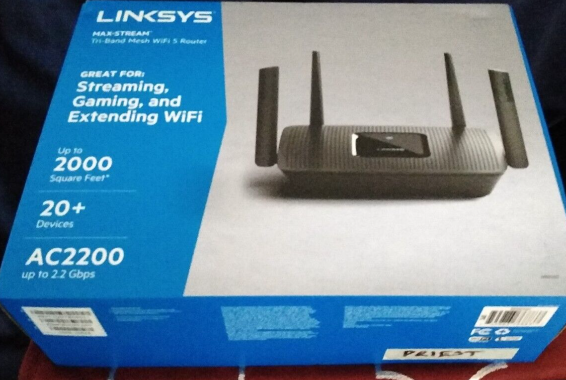 Linksys+EA8300+Max+Stream+Dual+Band+Wireless+Router+-+Black for sale ...