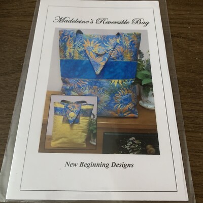 Madeleine’s Reversible Bag Purse Sewing Pattern By New Beginning ...
