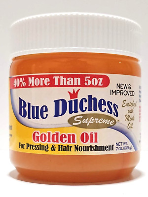 Blue Duchess Supreme Golden Oil for Pressing & Hair Nourishment - 7 oz ...