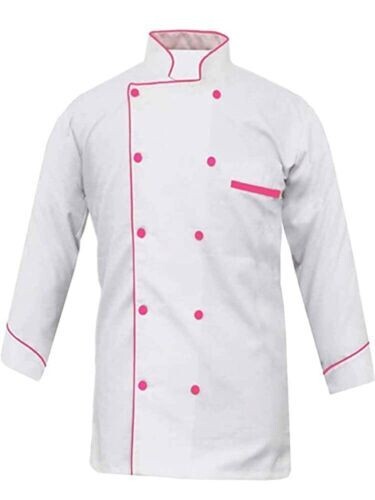 BMS Mens Chef Coat Double Breasted Jacket Poly Cotton Fabric Restaurant ...