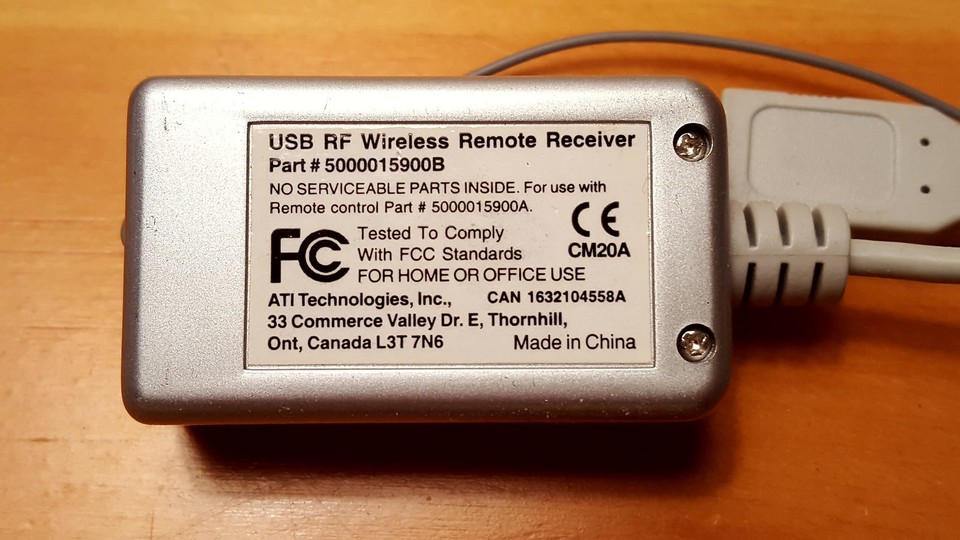 ATI USB RF Wireless Remote Receiver Part 500015900B | eBay