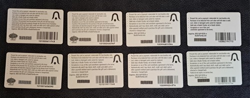 8 Bealls Florida Gift Cards Guy Harvey Shark Dolphin Flamingo Santa ...