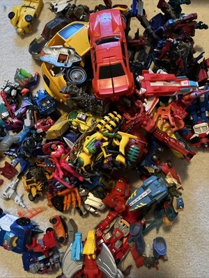 Large Lot Fodder Toy Figures Transformers Broken Vintage, 8 Pounds Tf ...