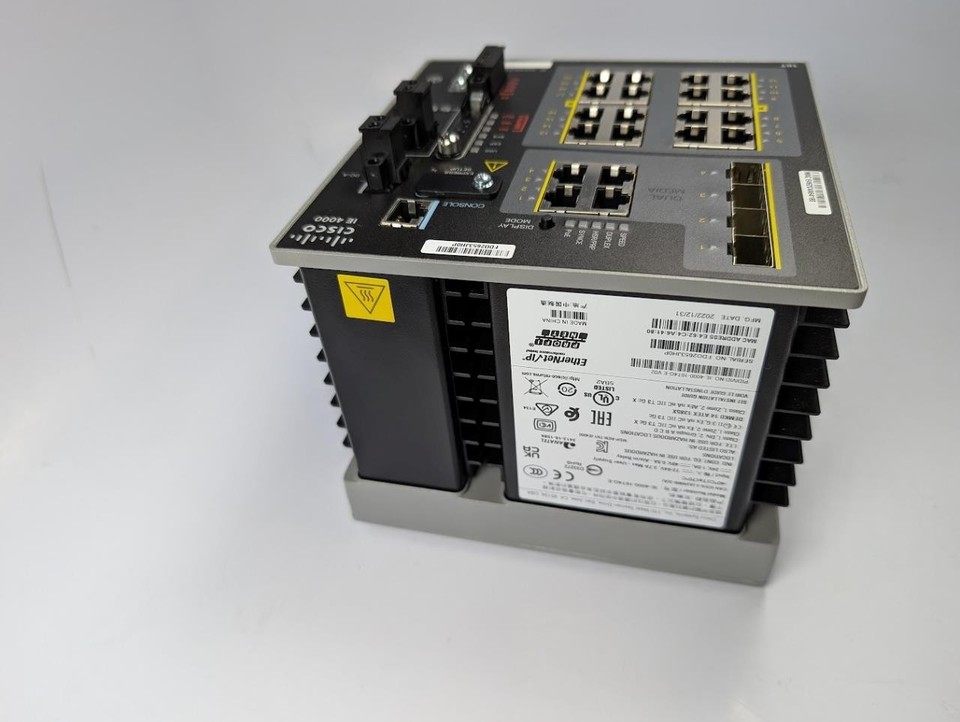 NEW Cisco IE-4000-16T4G-E V02 Industrial Ethernet Switch 4000 Series | eBay