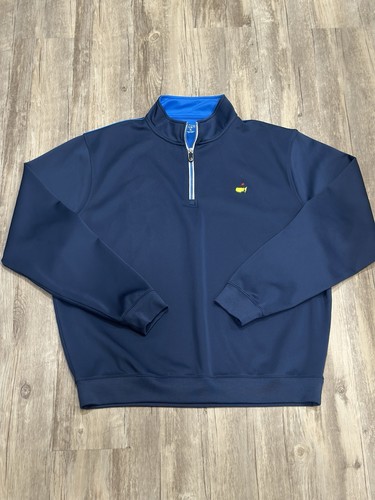 Masters Tournament Augusta Tech Golf Quarter Zip 1/4 Pullover Men’s Sz ...