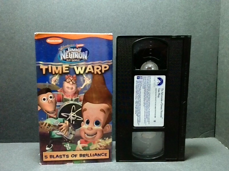 Jimmy Neutron Boy Genius Vhs Fermeture Jimmy Neutrón Con Lentes