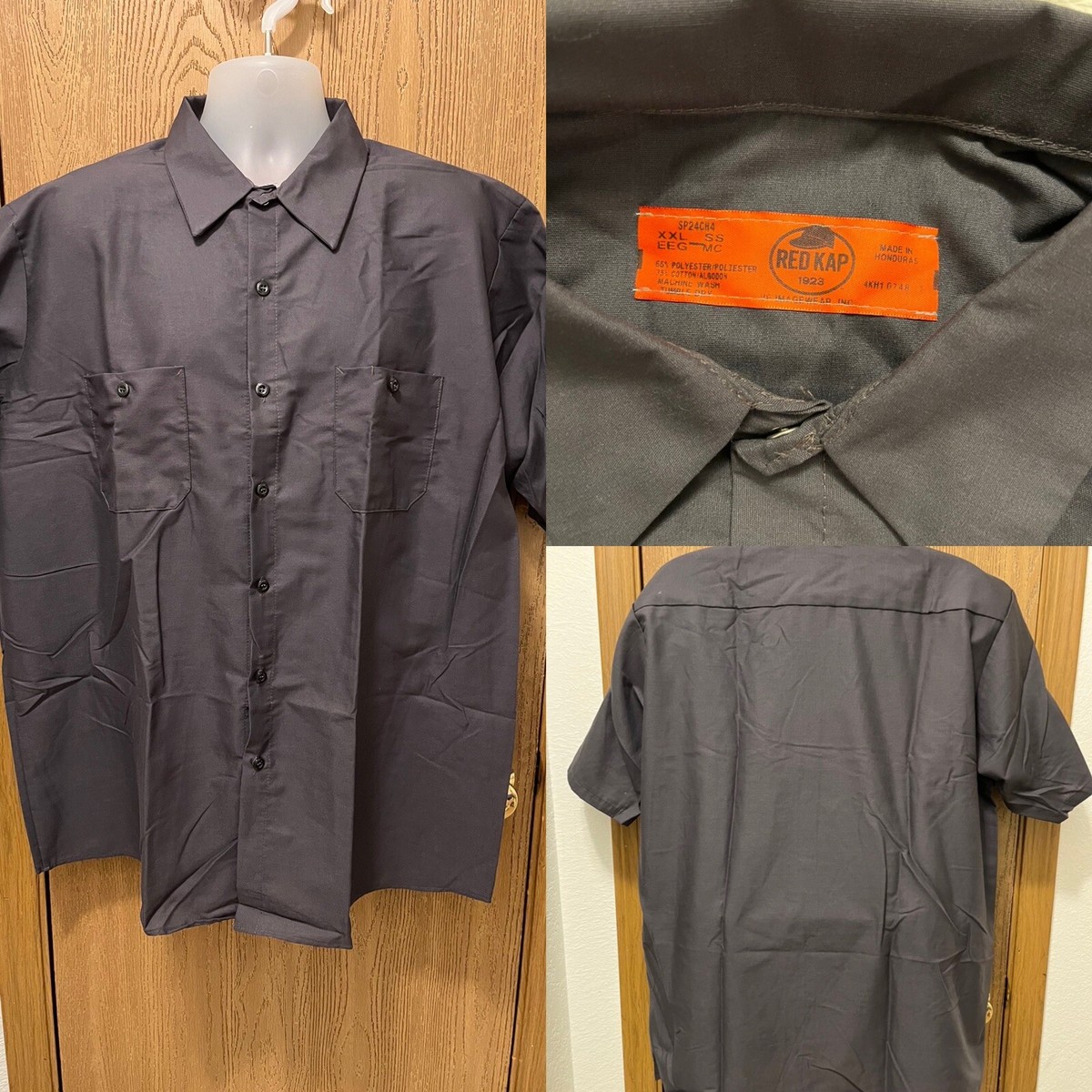 Industrial Work Shirts Men's Industrial/Mechanical Work Shirt With