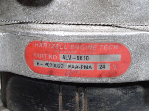 HARTZELL ENGINE TECHNOLOGIES AIRCRAFT ALTERNATOR ALV-9610 | eBay