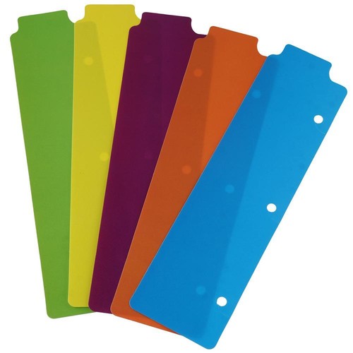 Mini Binder Divider Colorful Index Dividers 5Pcs Dividers Sheet Office ...