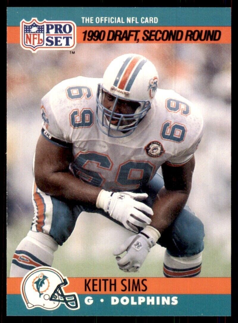 1990 Pro Set. Keith Sims Football Cards #708 | eBay