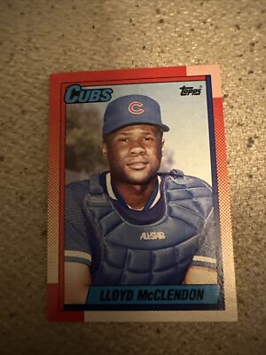 Lloyd McClendon Topps 337 Chicago Cubs 1990 Baseball Card | eBay