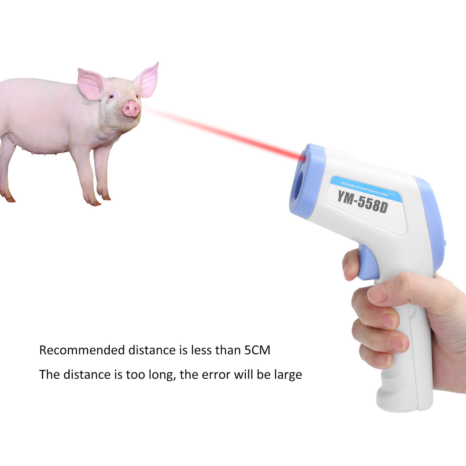 Electronic Veterinary Infrared Thermometer Guns for Pigs Cattle Sheep ...