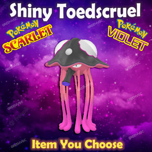 Shiny Toedscruel 6iv Battle Ready | Pokemon Scarlet and Violet | eBay