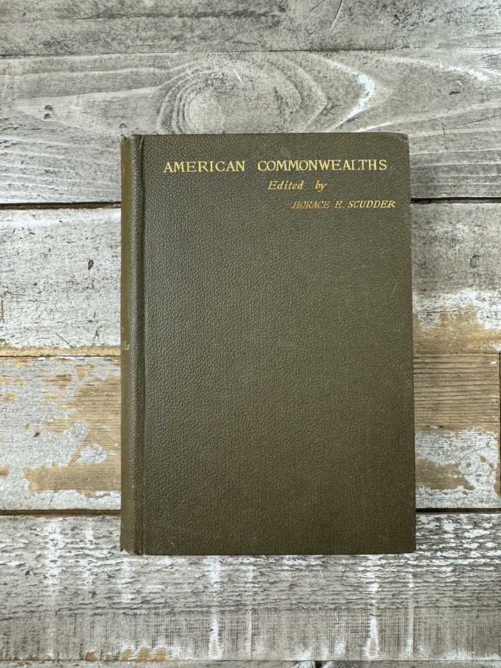 1891 Antique American State History Book "Ohio" R. King | eBay