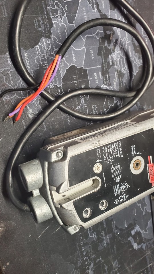 DELTA CONTROL PRODUCTS DCS24-62-T ACTUATOR, 24VAC/DC, 62"# 90 degree ...