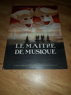 Affiche de cinéma d'époque du film: LE MAITRE DE MUSIQUE de 1988 ...