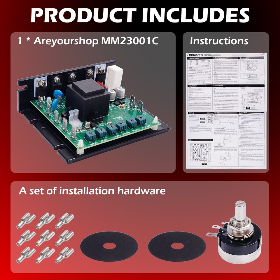 For Minarik MM23001C DC Motor Variable Speed Control Module 115/230V 50 ...