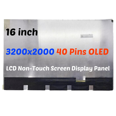 16.0in for HP N98656-001 OLED LCD Non-Touch Screen Display Panel ...