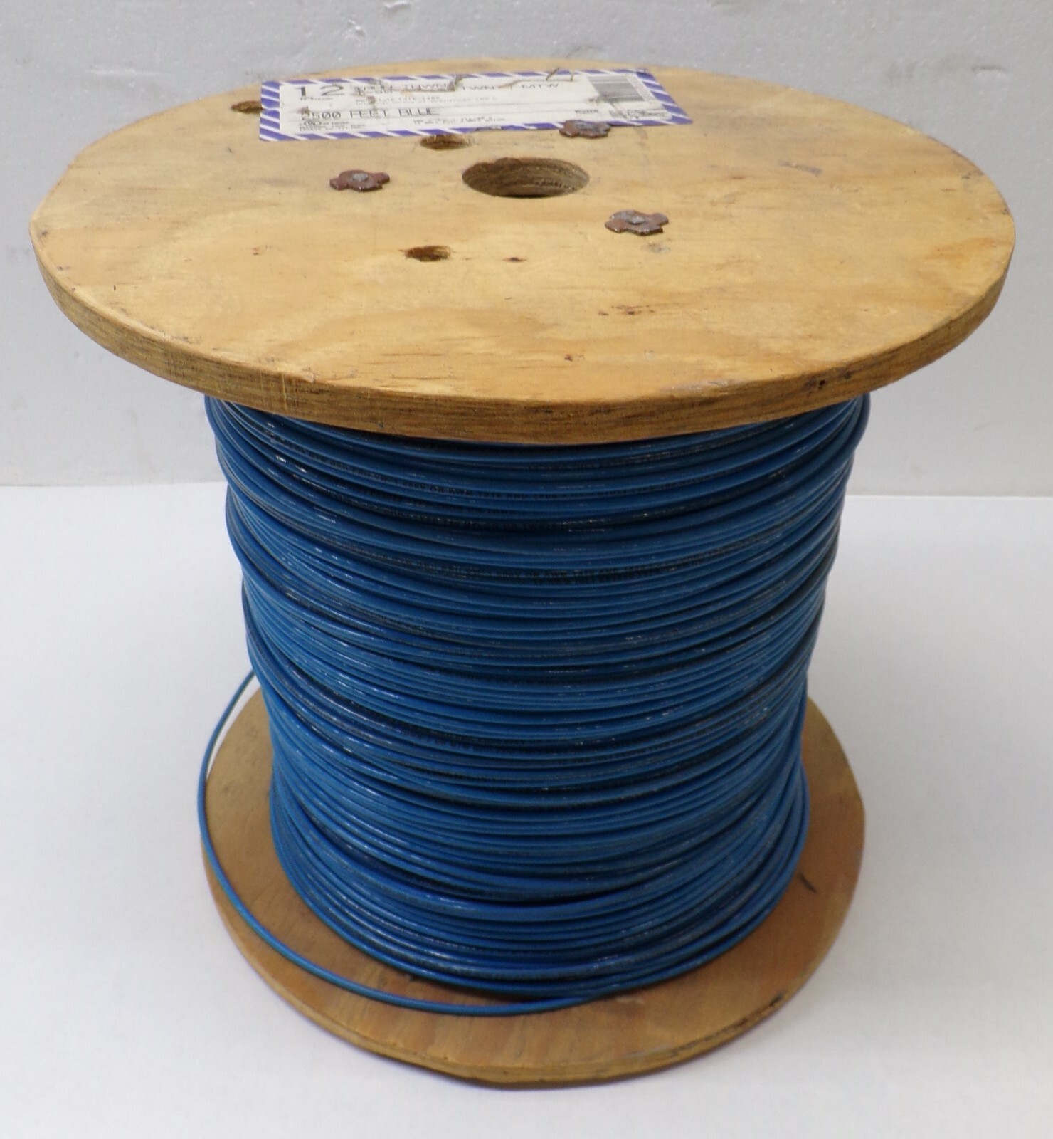 MACHINE TOOL WIRE, 12N045,1316-1408, THHN-THWN-2, BLUE, 2000 FT, T-90 ...